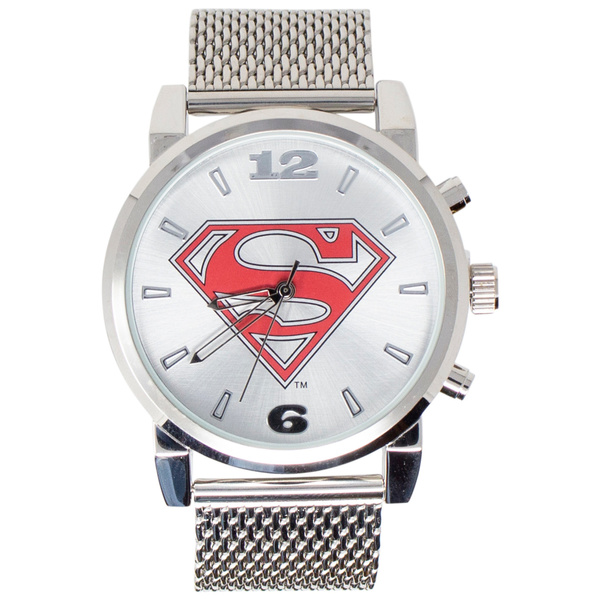 Superman Symbol Watch with Chain Metal Band | Wish