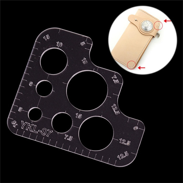 Acrylic Round Corner Ruler Pattern Style Drawing Ruler Template For ...