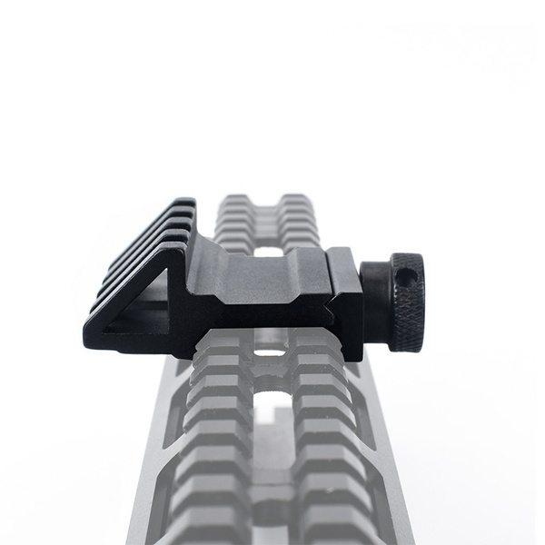 45 Degree Angle Tactical Scope Mount Aluminum Offset 4 Slot Side Rail ...