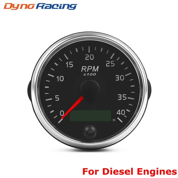 85mm Universal Speedometer 160MPH Speed Rpm Gauge Meter With White ...