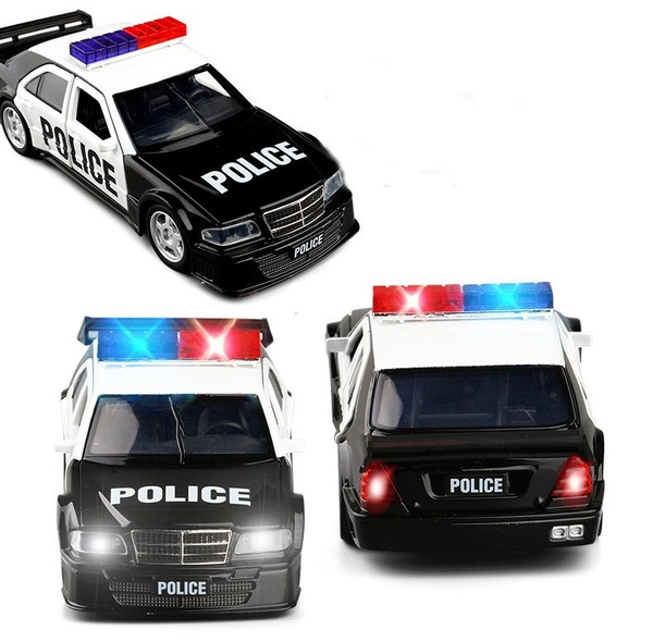 1:32 S-Class Police Vehicle Alloy Diecast Cars Model Six Door Openable ...