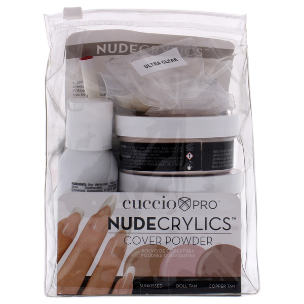Cuccio Pro Nudecrylics Cover Powder Kit - Masks Imperfections And ...