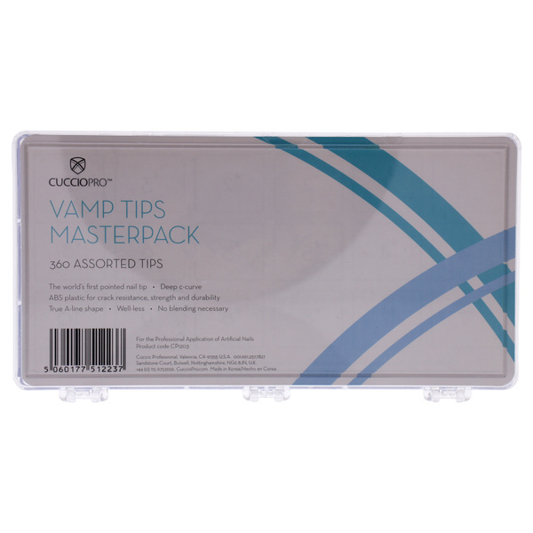 Cuccio Pro Vamp Tips Masterpack - Features Deep C Curve And True A-Line ...