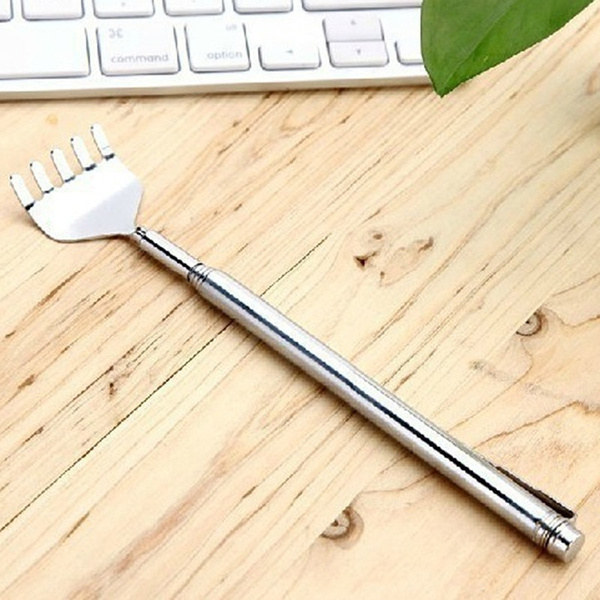 Metal Stainless Steel Retractable Back Scratcher Telescopic Scratcher ...