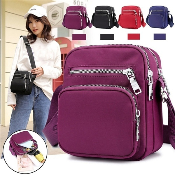 Women's Lightweight Simple Shoulder Bag Casual Travel Messenger Bag (6 ...