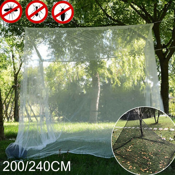 Large White Camping Mosquito Net Indoor Outdoor Netting Storage Bag ...