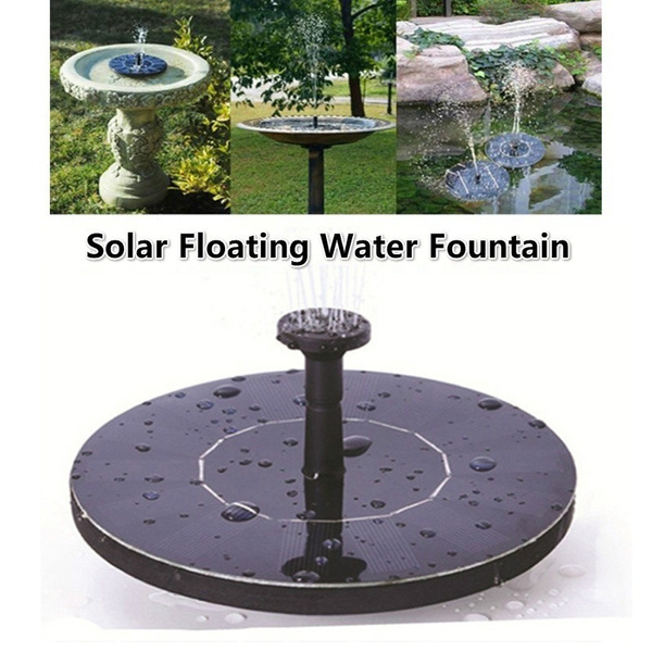 Mini Solar Floating Water Fountain for Garden Pool Pond Garden ...