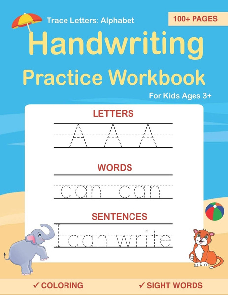 Trace Letters: Alphabet Handwriting Practice workbook for kids ...