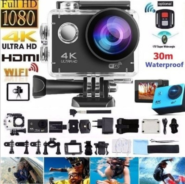 2020 Hot Sale 4K Outdoor Sports Action Camera 1080P WIFI 50m Waterproof ...