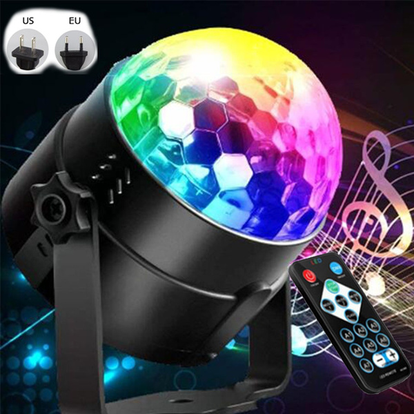3W Club DJ Disco KTV Party RGB Crystal LED Ball Projector Stage Effect ...