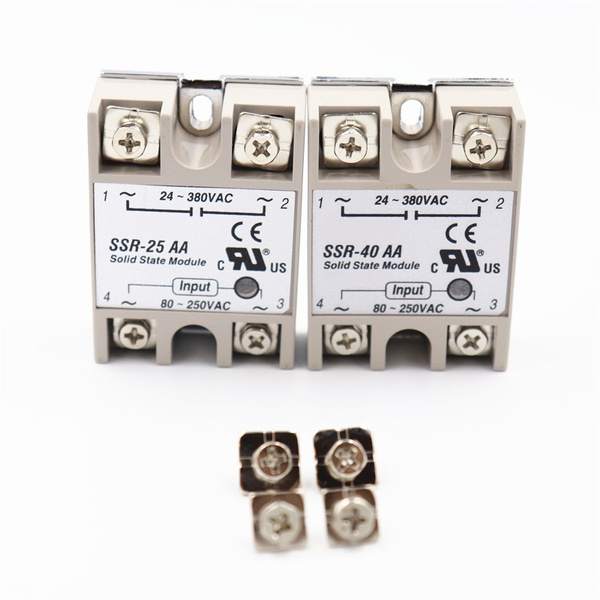 Voltage relay Single-phase solid state relay Transparent shell plastic ...