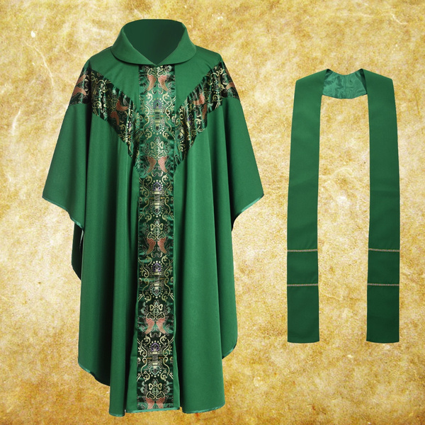 Christian Catholic Pastor Priest Clergy Chasuble Vestment Robe | Wish