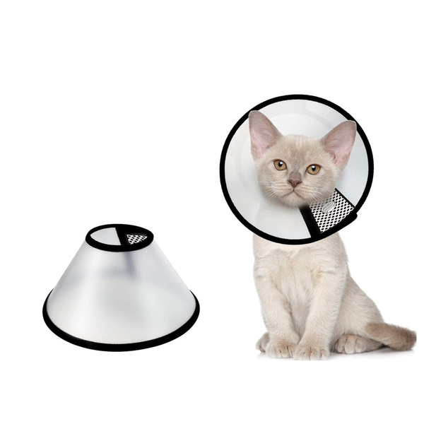 Pet Dog Cat Anti Bite Safety Neck Collar Cover For Healing Protective ...