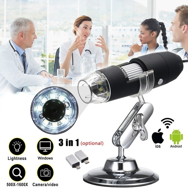 2020 WIFI USB Digital Microscope Video Zoom Magnifier Camera Mini ...