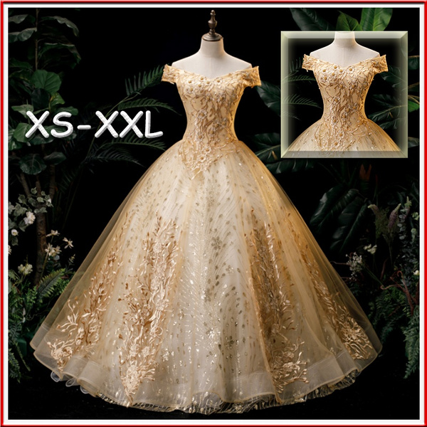 Girl's Party Graduation Charming Dress Boat neck off shoulder Ball Gown ...