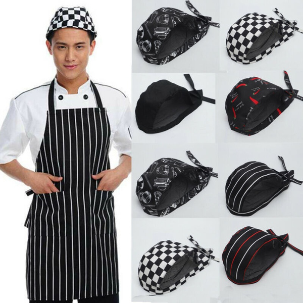 Adjustable Chef Hat Mesh Kitchen Cooking Hat Adult Restaurant Chef ...