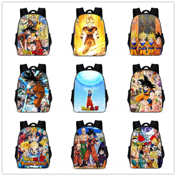 Dragon Ball Z Anime Cartoon Schoolbag Backpack for Primary School ...