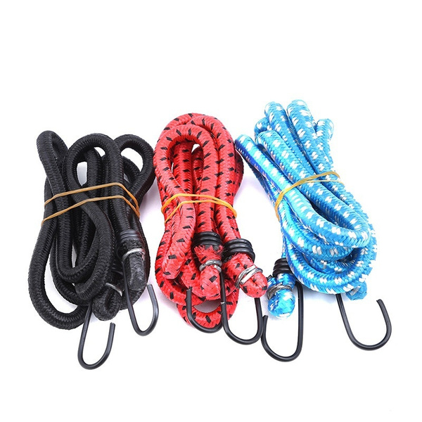 Elastic Bungee Cord Hooks Bikes Rope Tie Bicycle Luggage Roof Rack ...