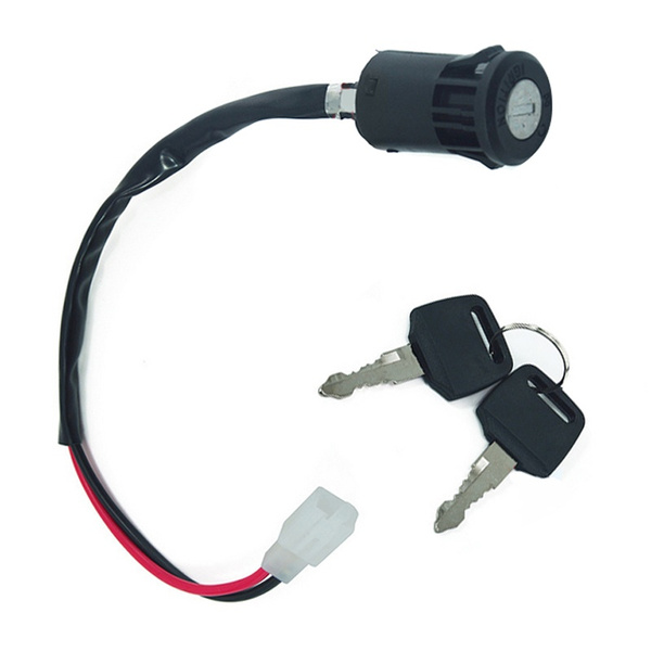 Universal Ignition Barrel Switch 2 Wire Type on off 2 keys For Car ...