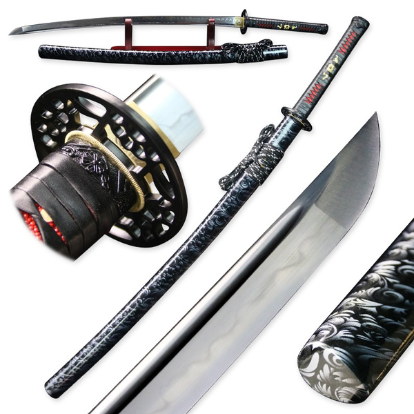 New affordable real clay tempering sword, real samurai sword, sharp ...