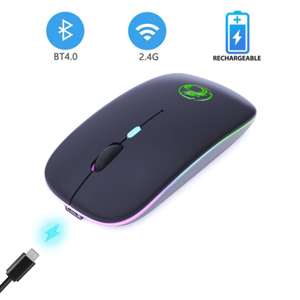 2.4GHz Bluetooth 5.1 Dual-mode Optical Wireless Gaming Mouse ...