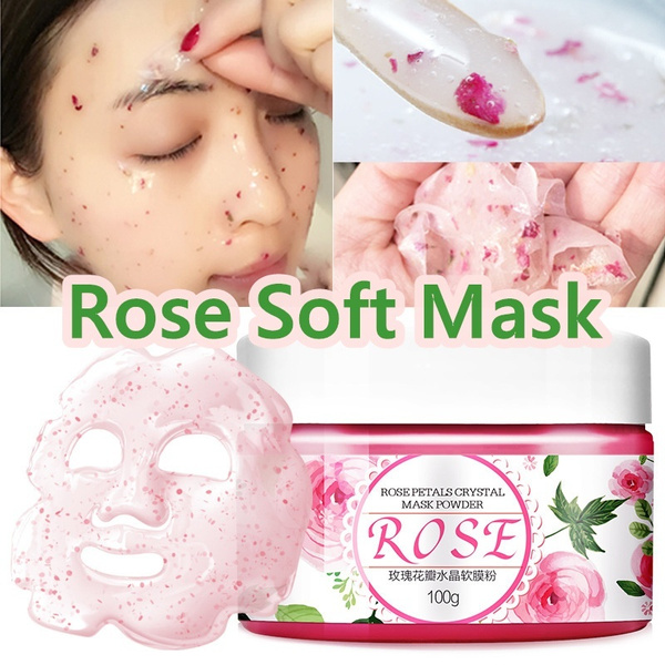 Rose Petals Crystal Mask Powder DIY SPA Mask Collagen Rose Whitening Soft Mask Powder Face Mask rose-petals-crystal-mask-powder-diy-spa-mask-collagen-rose-whitening-soft-mask-powder-face-mask