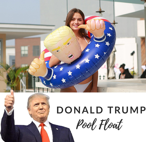 Pool Float Donald Trump American Flag Pool Floats Inflatable Swimming ...