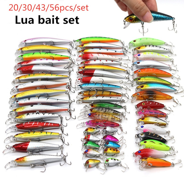 Almighty Mixed Fishing Lure Bait Set Wobbler Crankbaits Swimbait Minnow ...