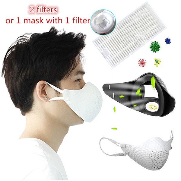 2020 New Washable Silicone Mask Anti-Dust Mask With Filter With ...