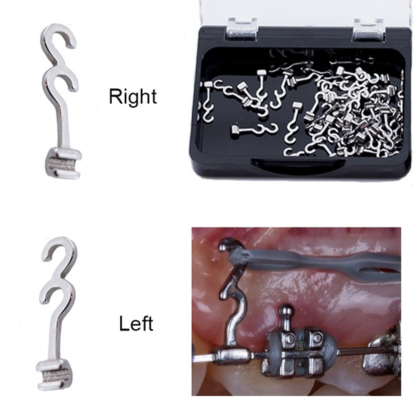 Dental Orthodontic Long Curved Crimpable Hook 7mm | Wish