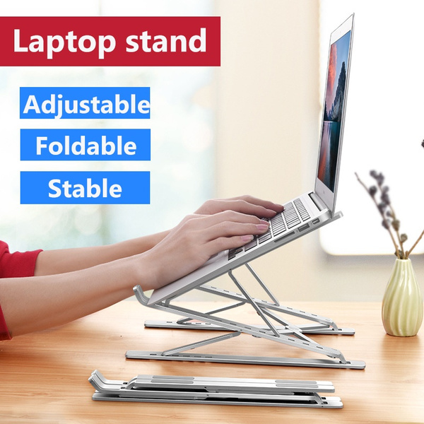Upgrated Multifunctional Folding Portable Laptop Stand Aluminum Cooling ...