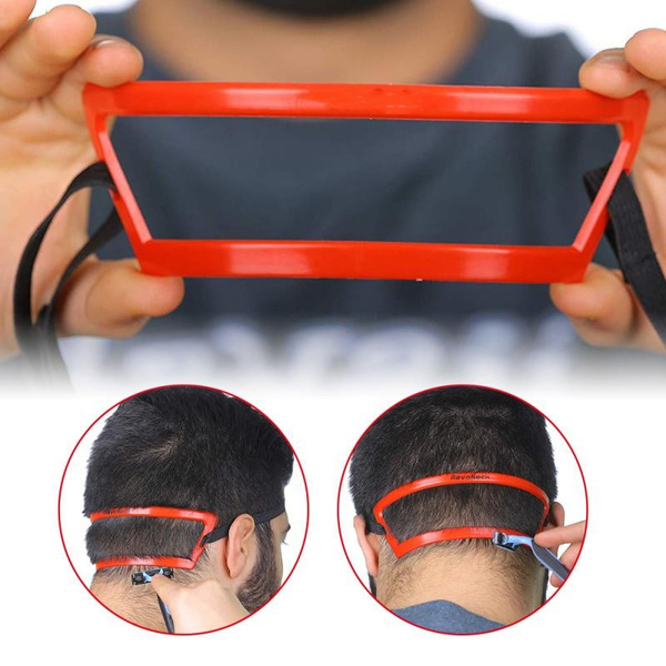 Fashion Salon Barber Neck Hair Line Guide Neckline Haircuts Template ...