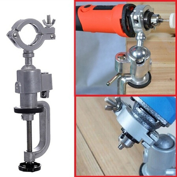 360 Degree Rotate Universal Clamp-on Grinder Holder Bench Table Bench ...