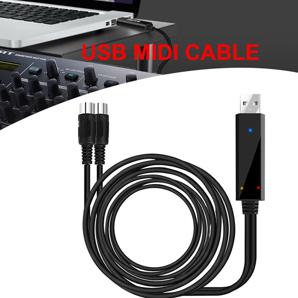 2m Keyboard Recording Editing Cable Electric Piano Converter Cable USB to Midi WAN | Wish