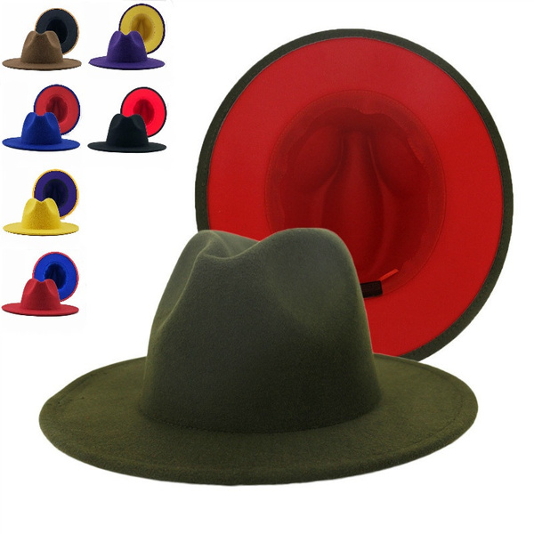 New Outer Army Green Inner Red Patchwork Wool Blend Vintage Men Women ...