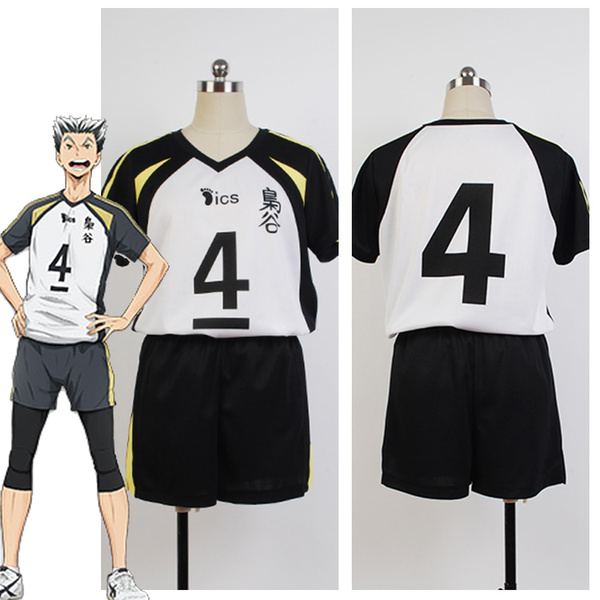 Hot Anime Haikyuu Fukurodani Academy Uniform Bokuto Koutarou Haikyu ...