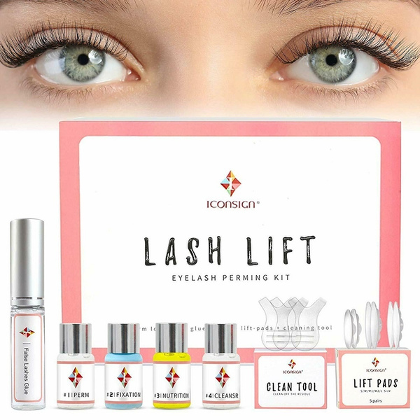 Eyelash Perming Kit Lash Lifting Curling Set Pads Cilia Lift Perm Rod ...