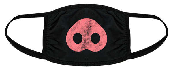 Pig Snout Face Mask Funny Oink Farm Animal Novelty Graphic Nose And ...