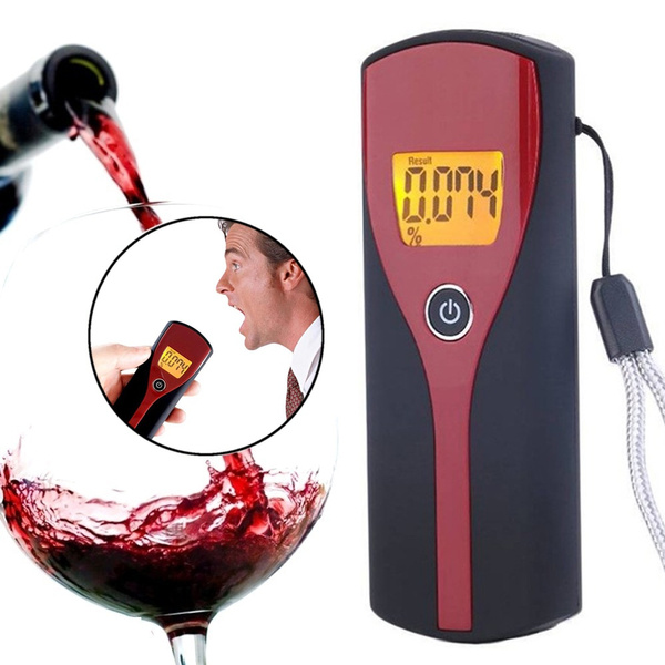 Professional Digital Alcohol Breath Tester LCD Display Portable ...