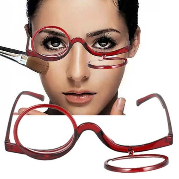 Creative Unisex Makeup Folding Clamshell Rotating Flip Down Cosmetic ...