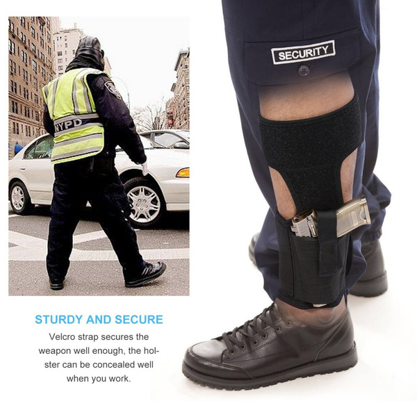 1pc Tactical Concealed Ankle Holster Foot Folding Holster Outdoor ...
