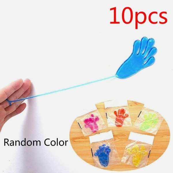 Kids Party Supply Favors Mini Sticky Jelly Stick Slap Squishy Hands Toy ...