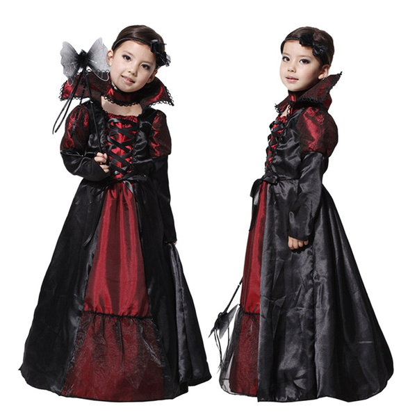 Halloween Masquerade Vampire Role Playing Clothing for Girls Vampire ...