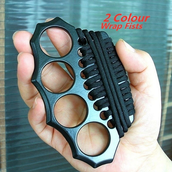 Fiber Four-finger Brass Knuckle Self-defense Weapon | Wish