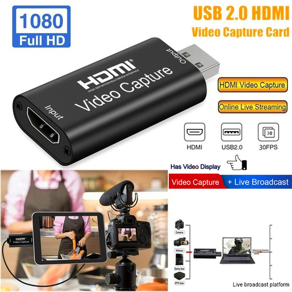 HDMI Video Capture Card USB Mini Portable Game Capture Box 1080p HD for ...