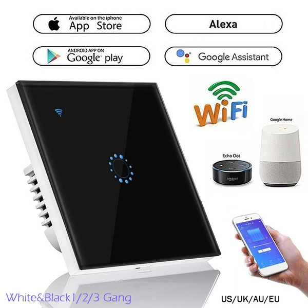 220v 1 2 3 Dang Wifi Smart Remote Control Touch Key Wall Switch Easy