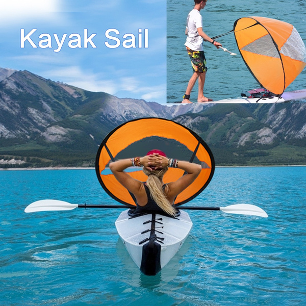 42Inch 108cm Durable Portable Folding Downwind Wind Paddle Sail ...