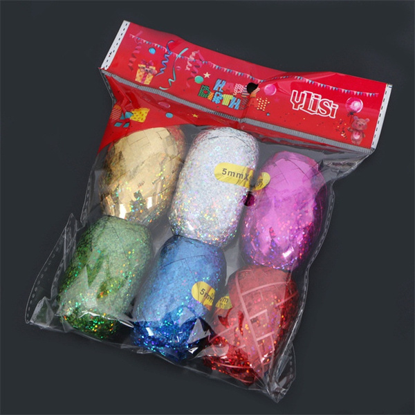 Balloon Ribbon Rope Foil Balloon Laser White Gold Balloon Ribbons ...