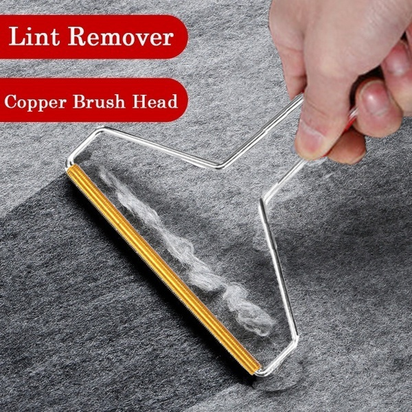 Portable Power-Free Clothes Lint Remover Fuzz Fabric Shaver Brush Tool ...