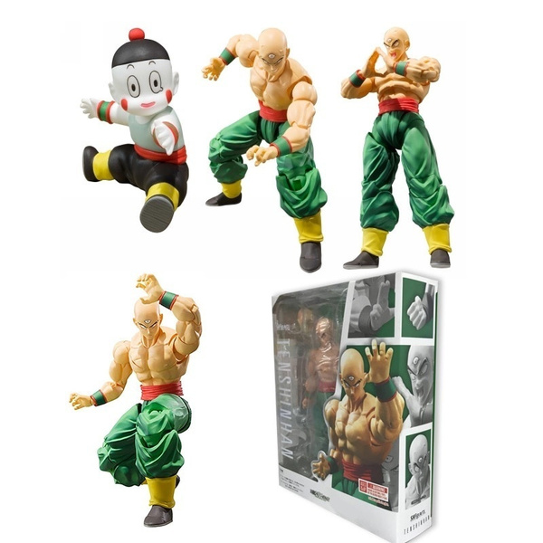 New Arrival Anime Dragon Ball Z Tien Shinhan & Chiaotzu Joint Movable ...